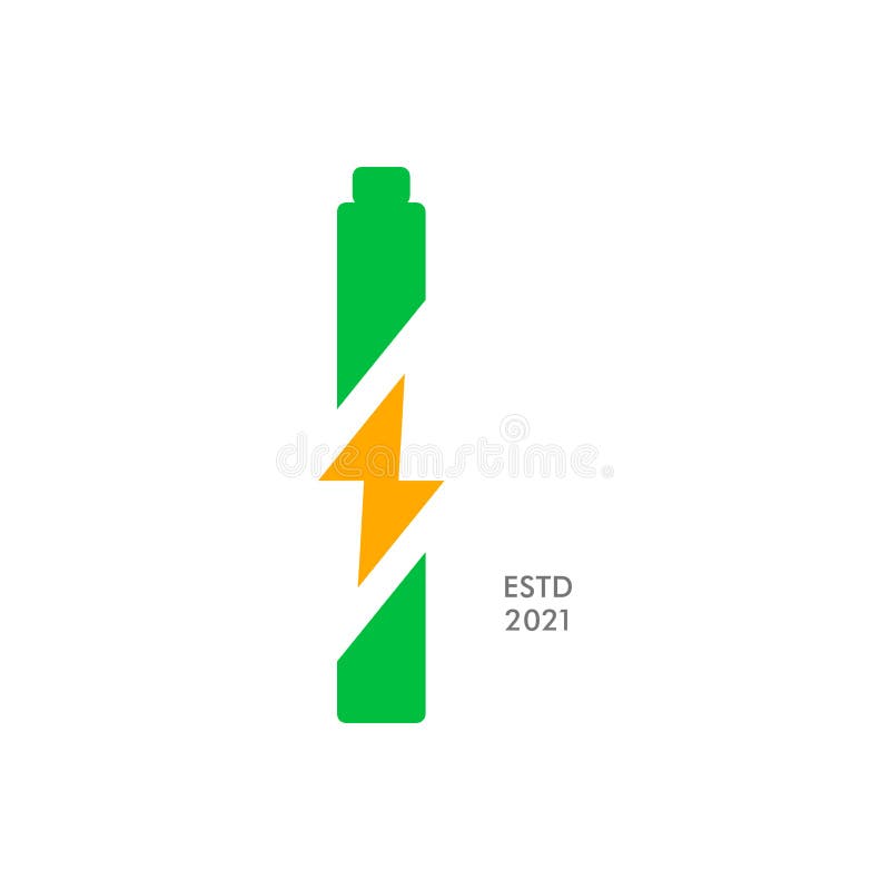 Initial I Battery Charge Logo Stock Vector - Illustration of green ...