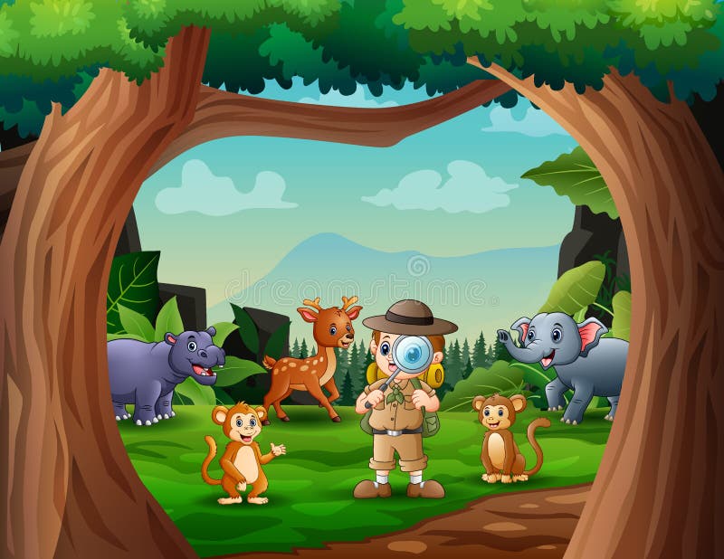 Explorer Monkey Stock Illustrations – 202 Explorer Monkey Stock ...