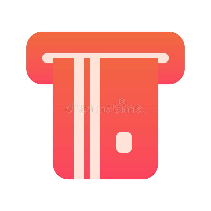 Insert Card Icon Gradient Style Icon Stock Vector - Illustration of ...