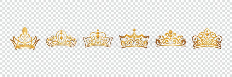 Shiny Golden Royal Crown Luxury Design Stock Vector - Illustration of ...