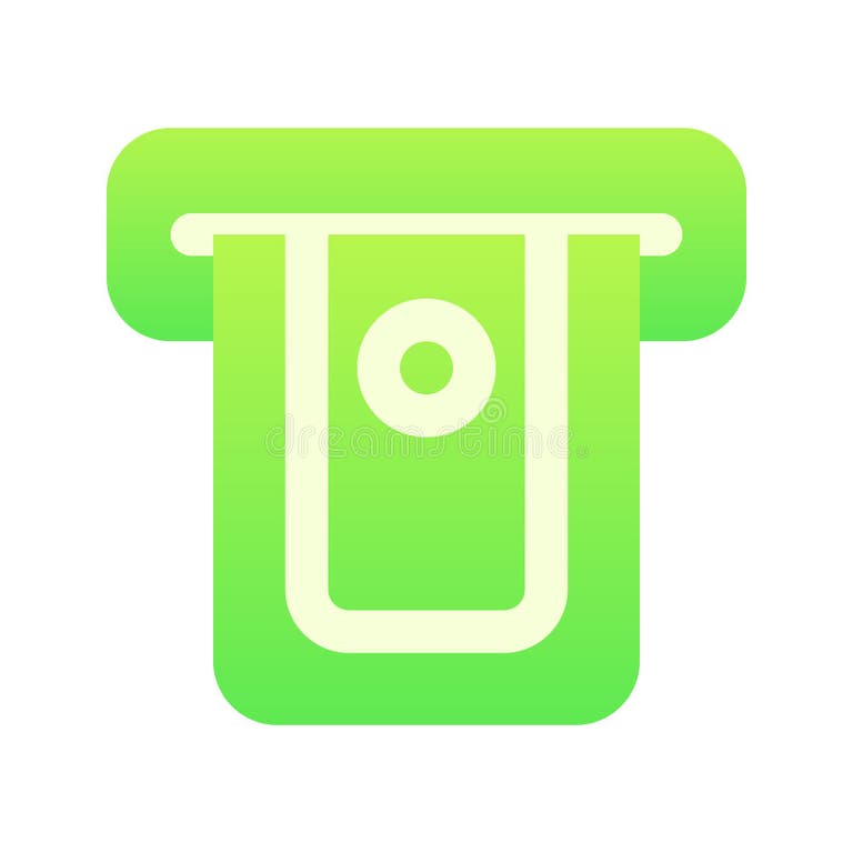 Take Money Icon Gradient Style Icon Stock Vector - Illustration of ...