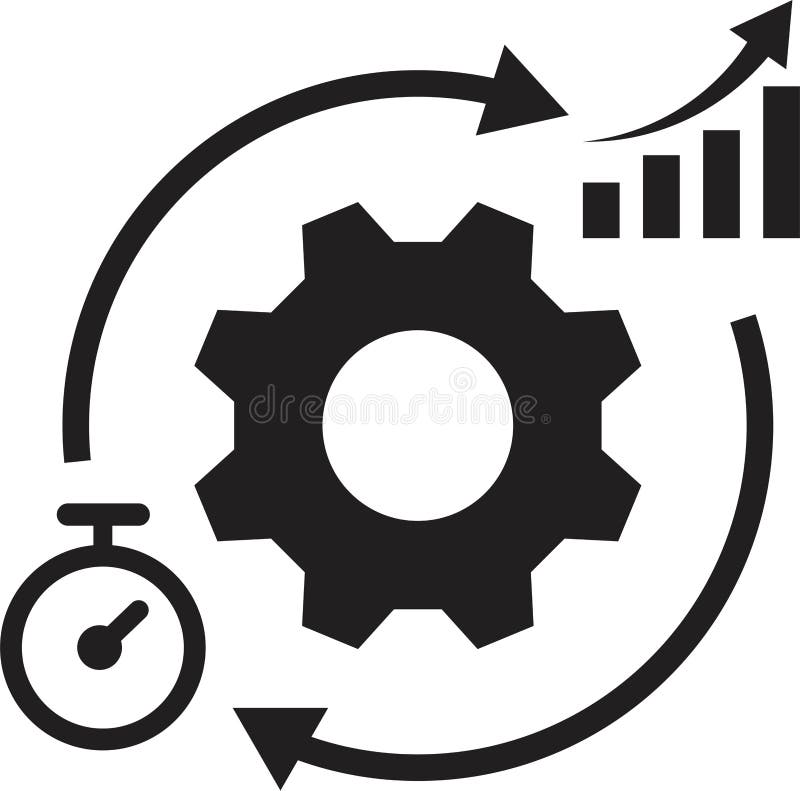 Efficiency Icon Vector. Development Icon. Stock Vector - Illustration ...