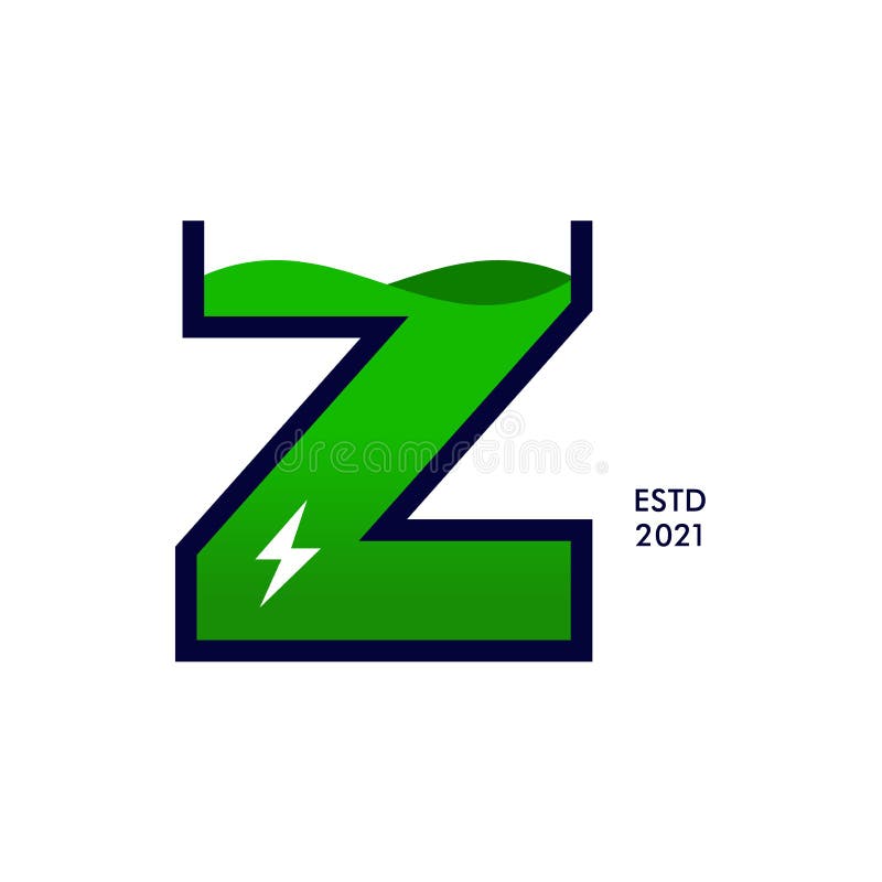 Initial Z Battery Charge Logo Stock Vector - Illustration of identity ...