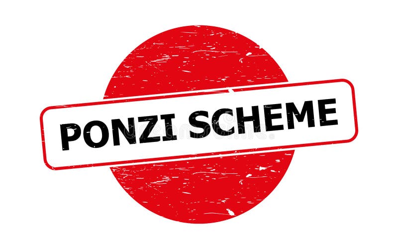 Ponzi Scheme Word Cloud Collage, Business Concept Stock Illustration ...