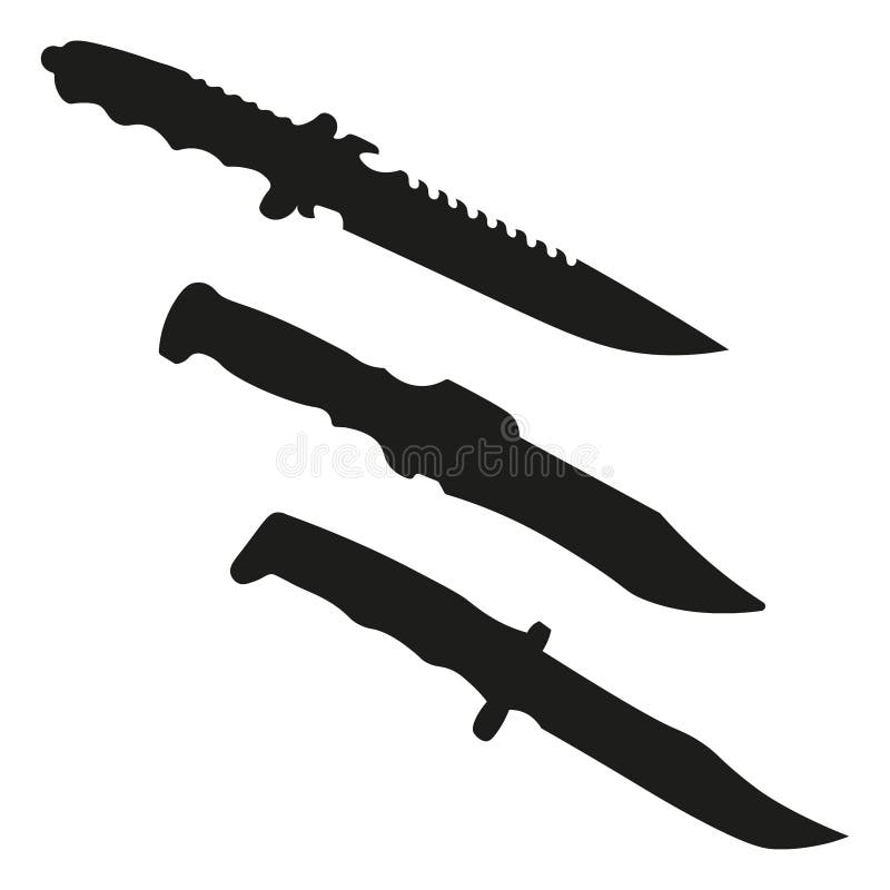 Knife Vector Illustration Bundle Stock Vector - Illustration of tool ...