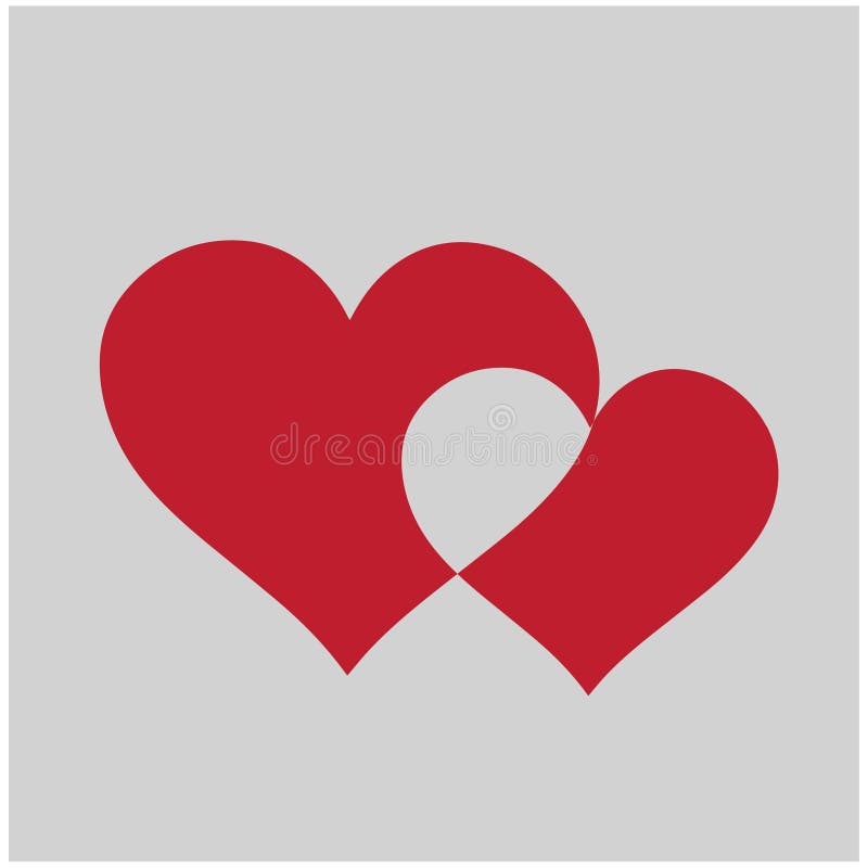 Stacked Heart Illustration Stock Illustrations – 445 Stacked Heart ...