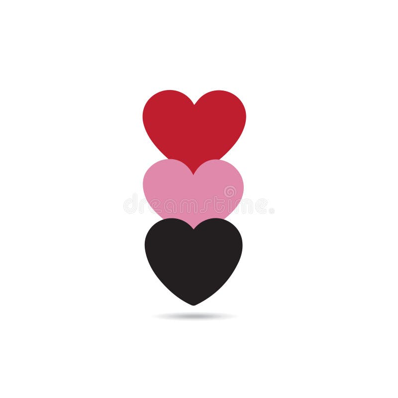 Hearts Stacked Stock Illustrations – 204 Hearts Stacked Stock ...