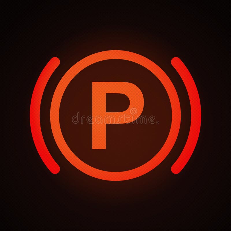 Break System Warning Light Symbol Sign, Vector Illustration, Isolate on ...