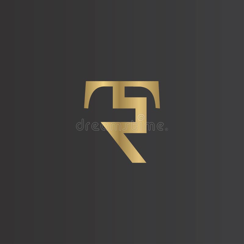 Alphabet Initials Logo RT, TR, T and R Stock Vector - Illustration of ...