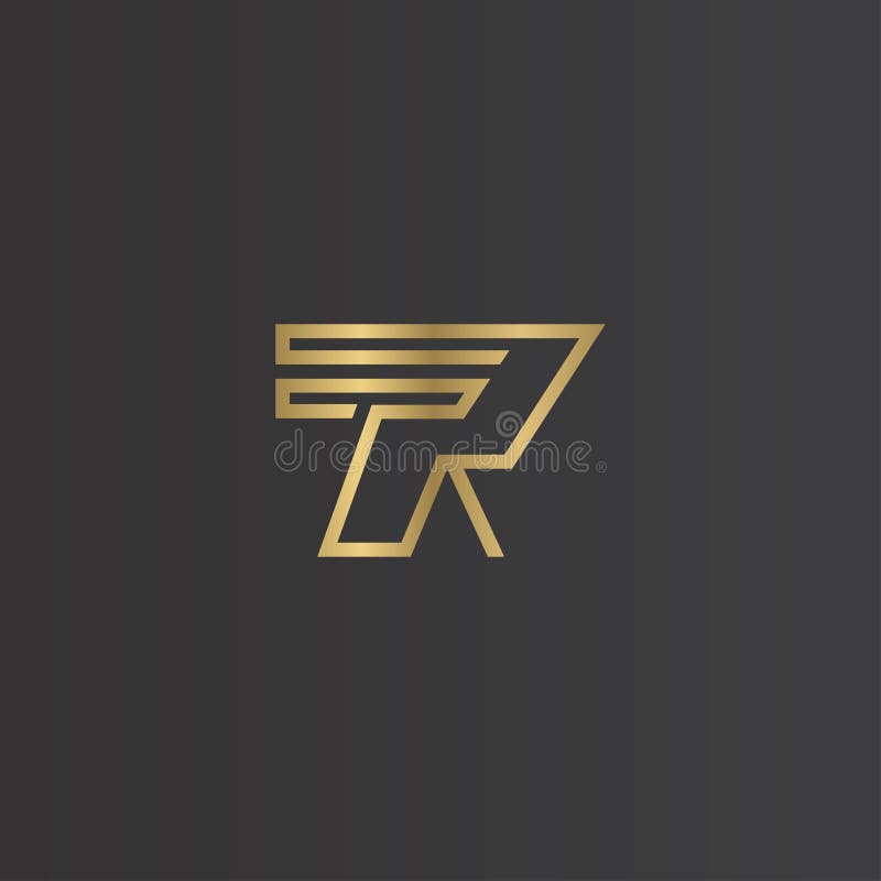 Alphabet Initials Logo RT, TR, T and R Stock Vector - Illustration of ...