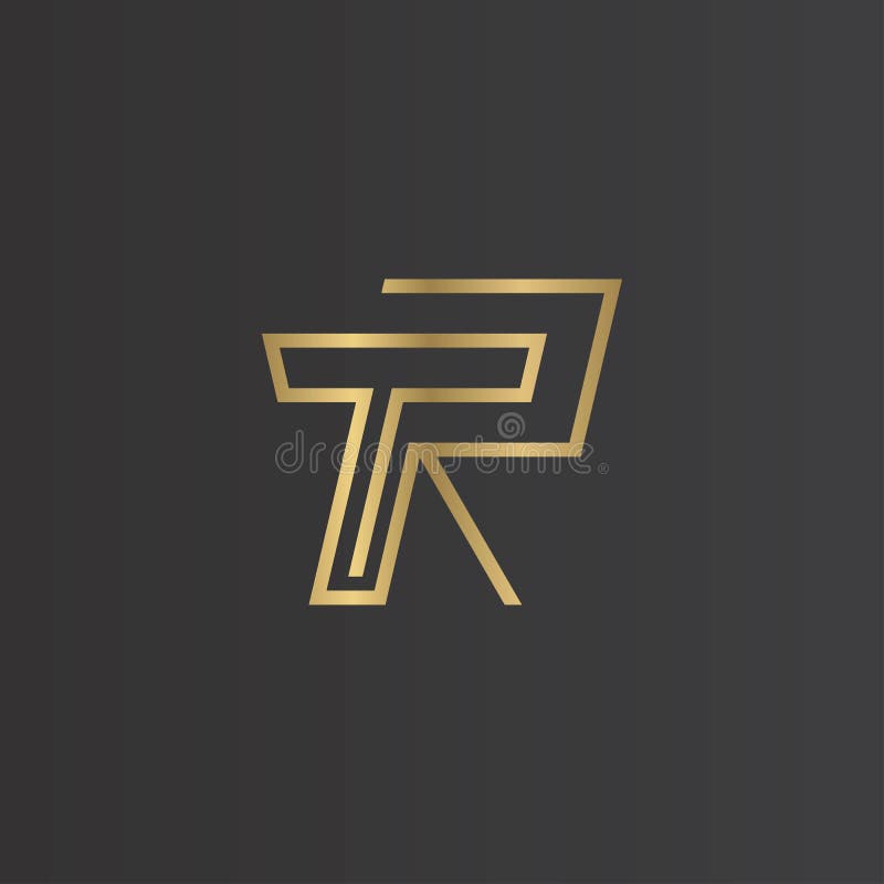 Alphabet Initials Logo RT, TR, T and R Stock Vector - Illustration of ...