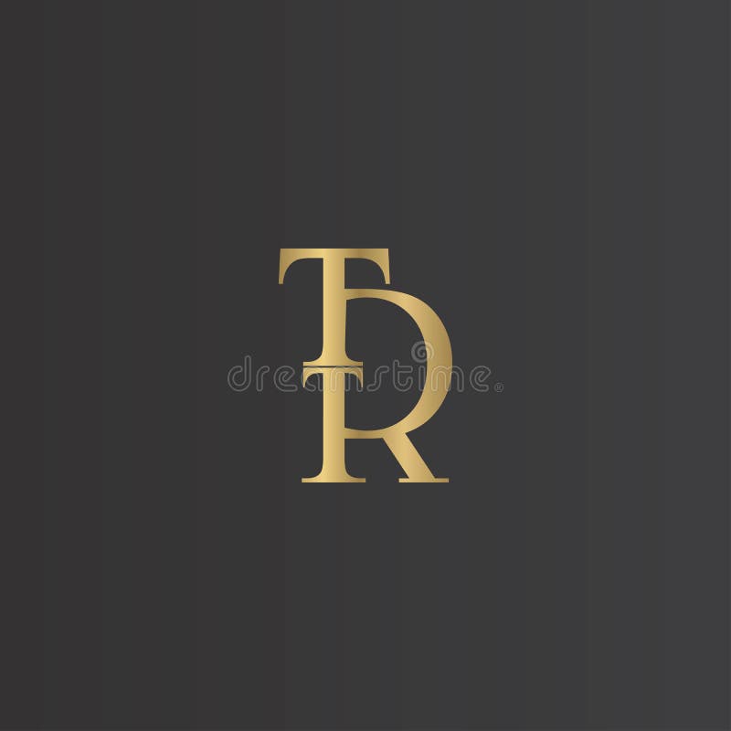 Alphabet Initials Logo RT, TR, T and R Stock Vector - Illustration of ...