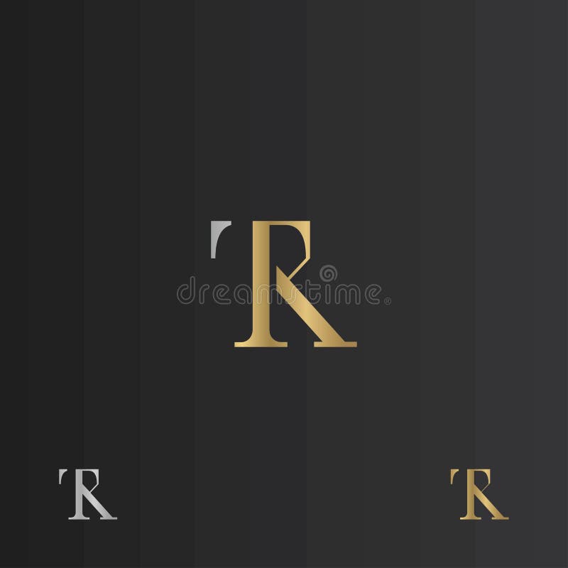 Alphabet Initials Logo RT, TR, T and R Stock Vector - Illustration of ...