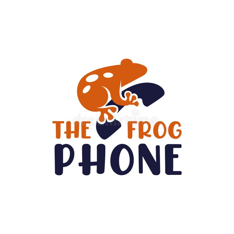 Logo Frog Phone Technology General Good for Any Industry Stock Vector ...