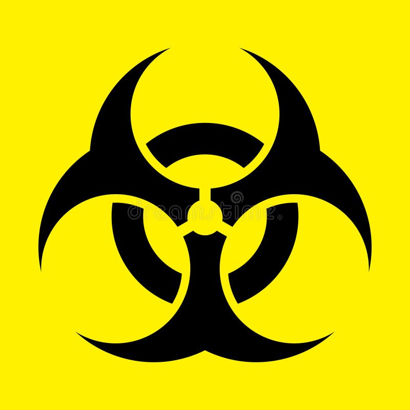 Black biohazard barrel stock illustration. Illustration of black - 56196469