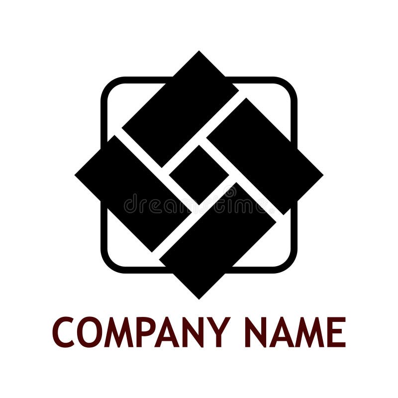 Paving Company Logo, a Simple Flat Design Stock Vector - Illustration ...