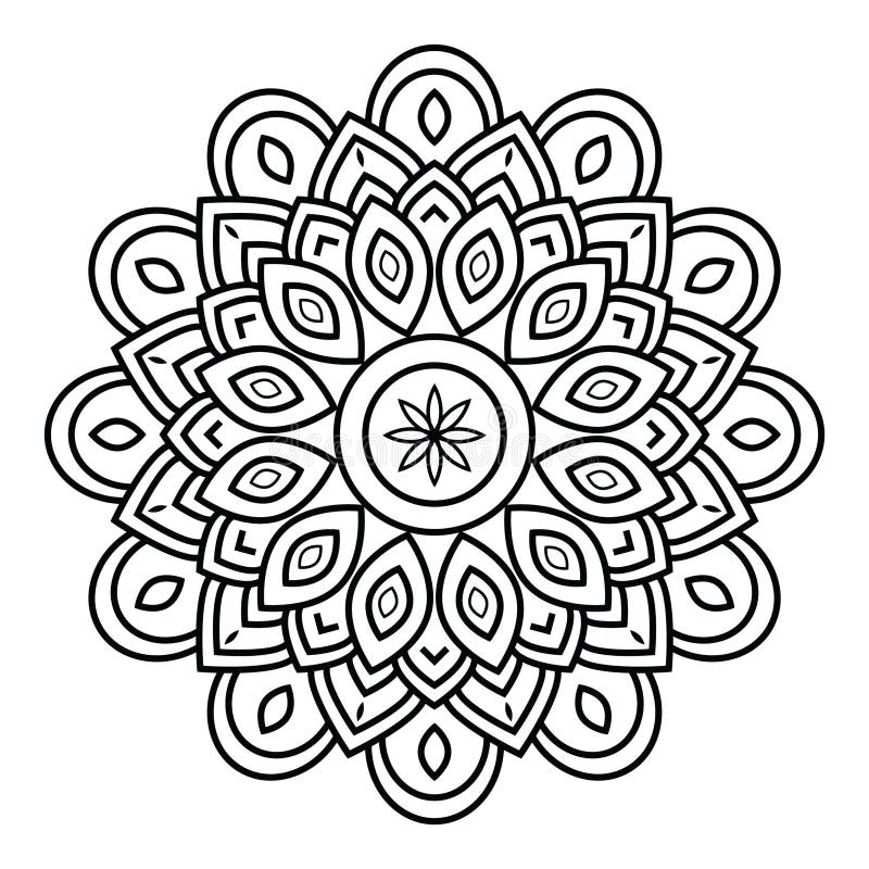 Simple Mandalas Stock Illustrations – 3,081 Simple Mandalas Stock ...