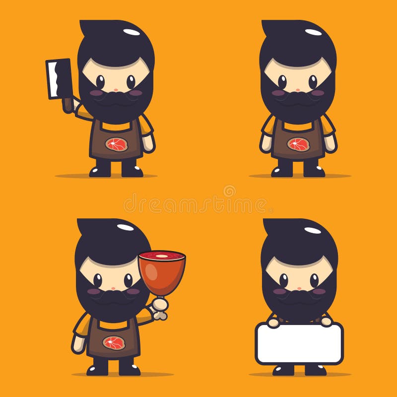 Butcher Cartoon Stock Illustrations – 9,361 Butcher Cartoon Stock ...