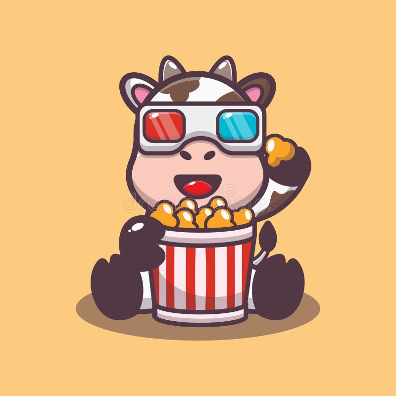 Animal Eating Popcorn Stock Illustrations – 358 Animal Eating Popcorn ...