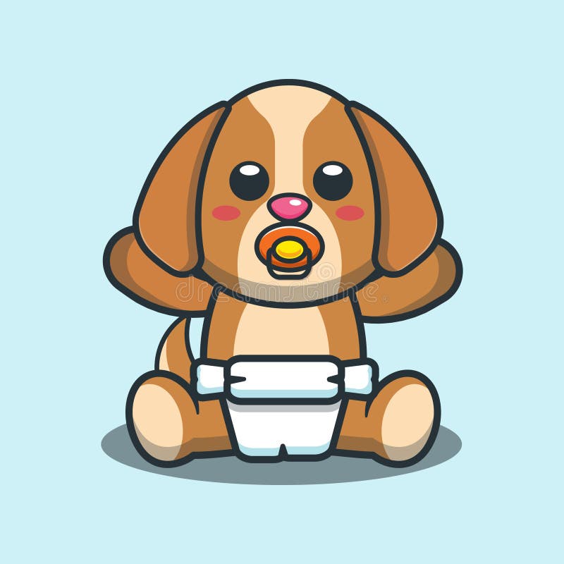 Cartoon Diaper Dog Stock Illustrations – 159 Cartoon Diaper Dog Stock ...