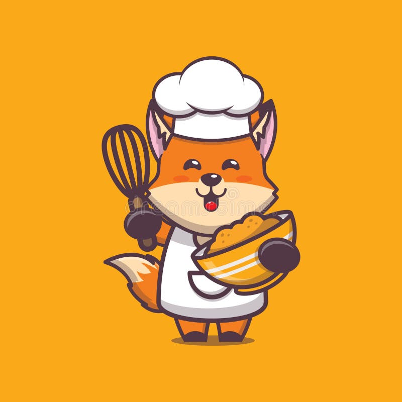 Cartoon Cooking Fox Stock Illustrations – 107 Cartoon Cooking Fox Stock ...
