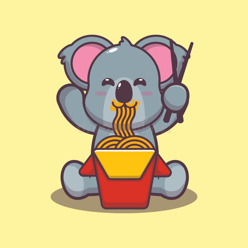Koala Eating Stock Illustrations – 252 Koala Eating Stock Illustrations ...