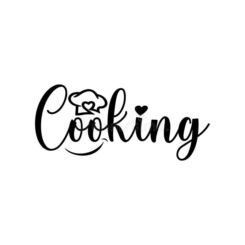 Bakery, Cooking and Home Baking Lettering Logo Design Template Stock ...