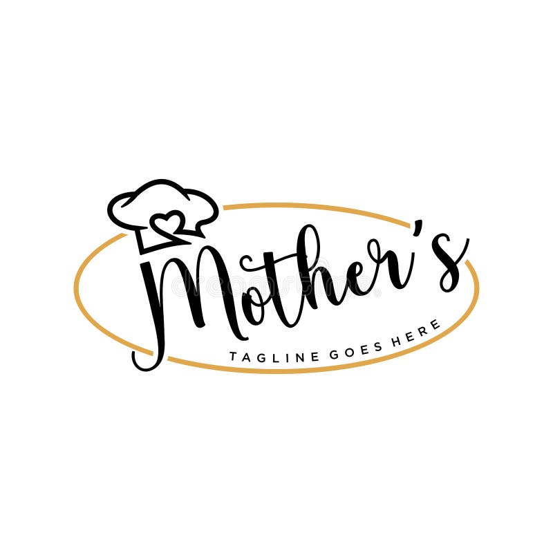Bakery, Cooking and Home Baking Lettering Logo Design Template Stock ...