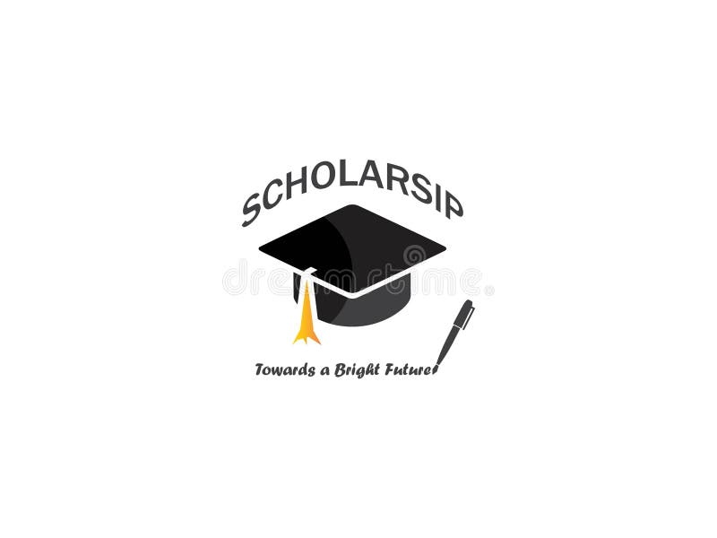 Scholarship Education Logo Design Stock Vector - Illustration of ...
