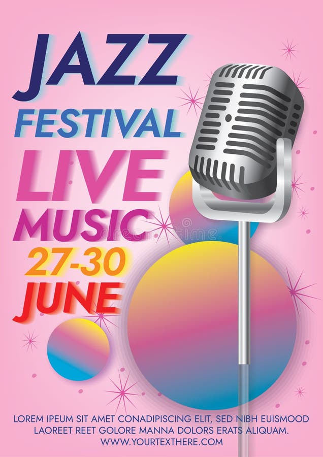 Singing Battle Vector Music Festival Poster for Party Stock Vector ...