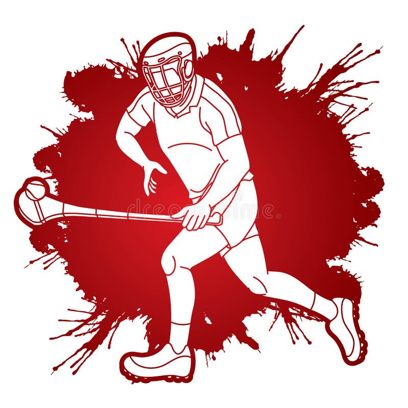 Irish Hurley Sport Cartoon Graphic Vector Stock Vector - Illustration ...