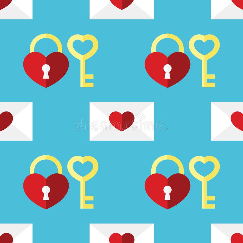 Valentine seamless pattern stock vector. Illustration of candy - 233678565