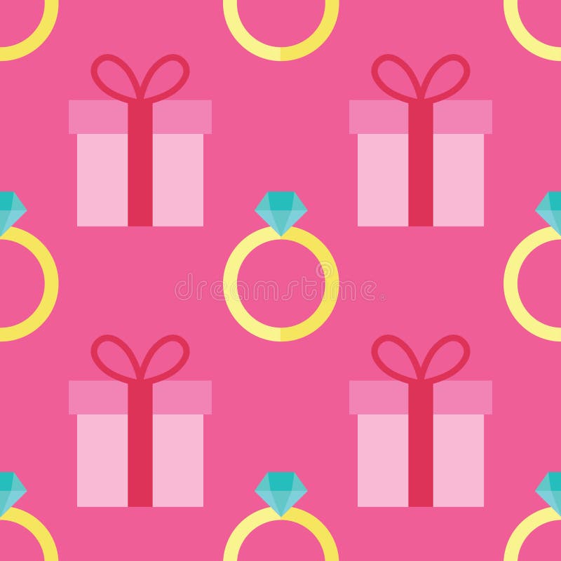 Valentine seamless pattern stock vector. Illustration of date - 233678577