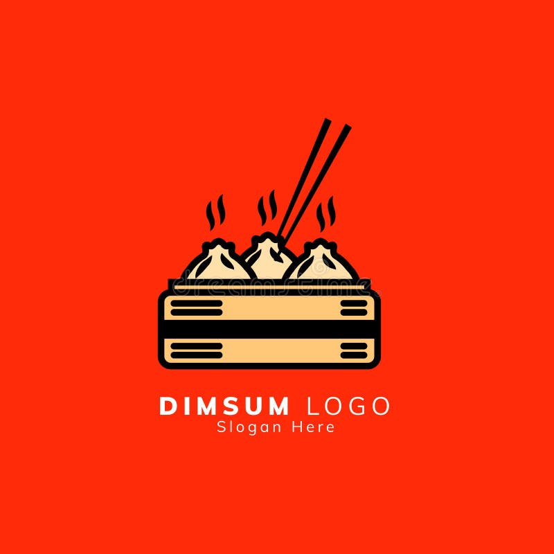 Dim sum logo illustration stock vector. Illustration of cartoon - 233681308