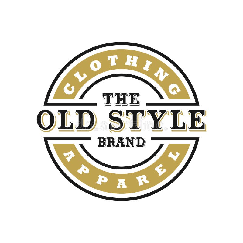 Vintage Retro Rustic, Label Stamp Logo Design Vector Template Stock ...