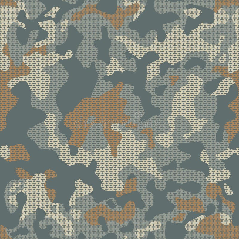 Fashionable Vector Camo with Dotted Line Firmware, Colorful Seamless ...