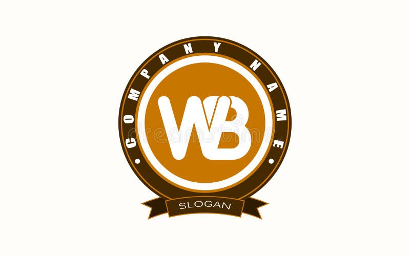 PrintWB Letter Logo Side by Side United in a Work Team Suitable for the ...