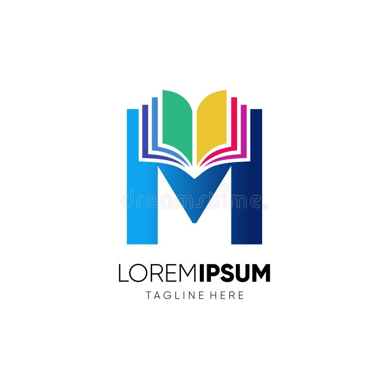 M Book Logo Stock Illustrations – 650 M Book Logo Stock Illustrations ...