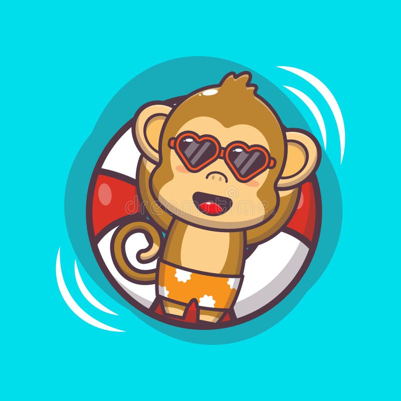 Monkey Float Stock Illustrations – 143 Monkey Float Stock Illustrations ...