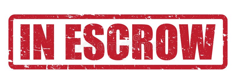 In Escrow Stamp for Realtors & Real Estate Agents | in Escrow Stylized ...