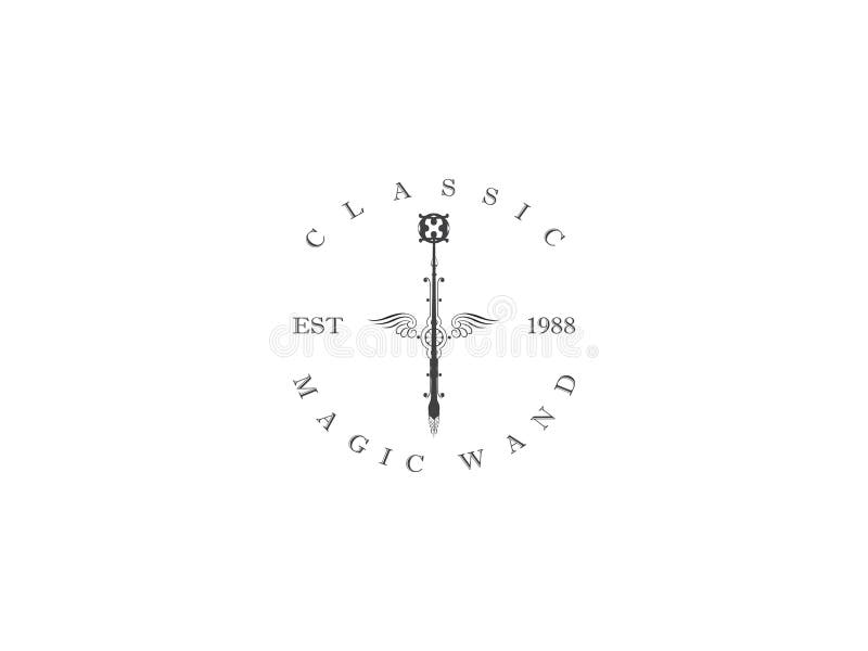 Classic Magic Wand Vector Classic Illustration Stock Vector ...
