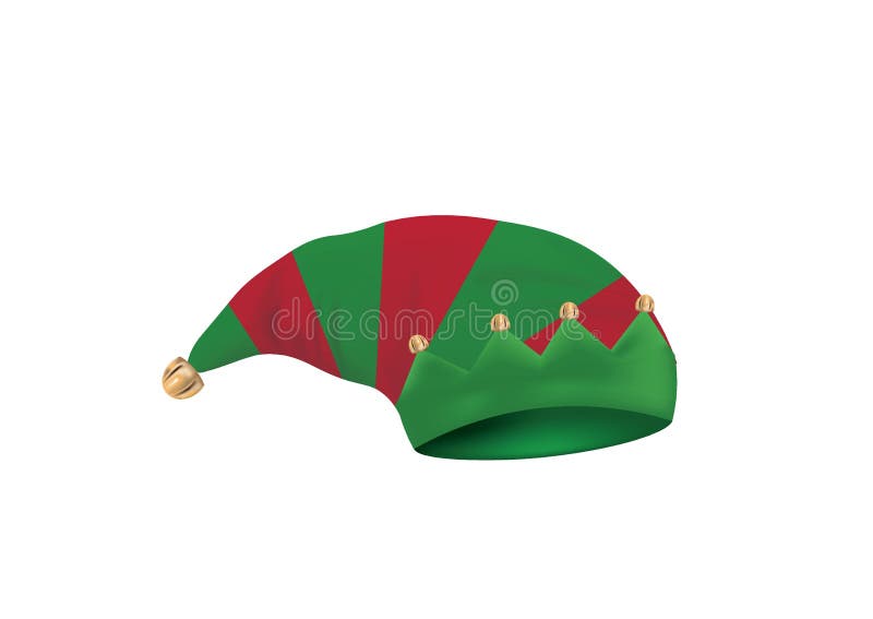 Colorful elf cap stock vector. Illustration of december - 234550455