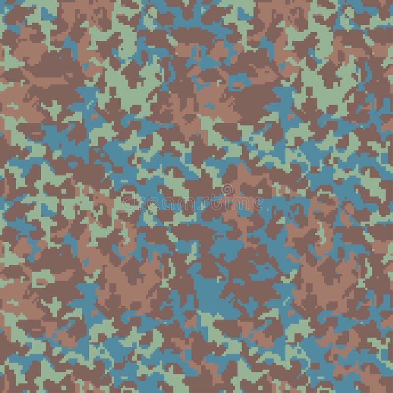 Urban Digital Camo Seamless Texture. Camouflage Pattern in Maroon ...