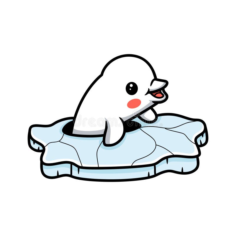 Baby Beluga Cartoon Stock Illustrations – 202 Baby Beluga Cartoon Stock ...