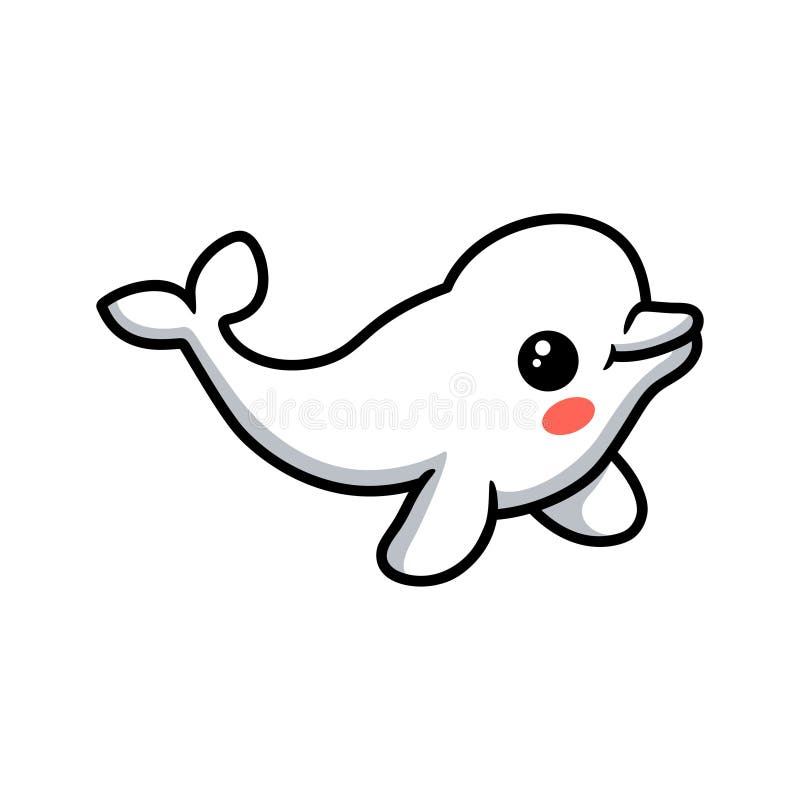 Baby Beluga Clipart