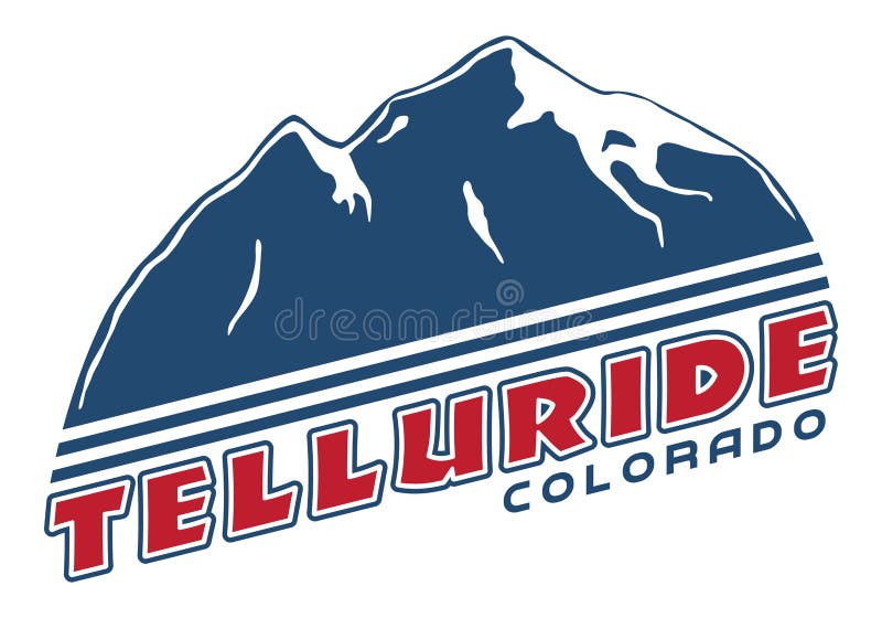 Telluride T-Shirt Design | Vector Screen Printing Layout for the ...