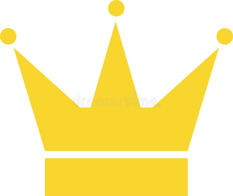 Golden Crown for Ranking. Vector. Stock Vector - Illustration of king ...