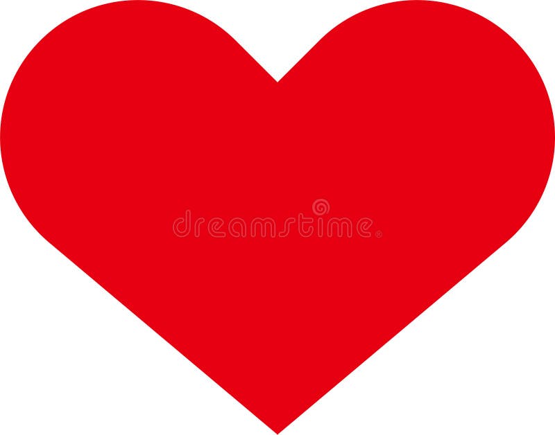Heart Mark Icon. Simple Vector. Stock Vector - Illustration of simple ...