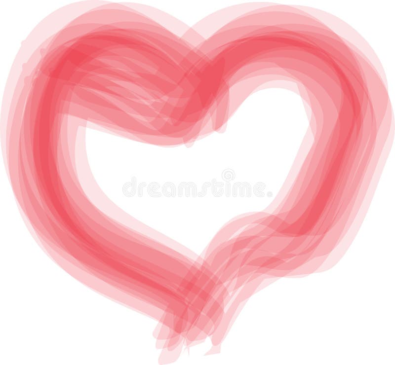 A Blurry Red Heart Icon. Vector. Stock Vector - Illustration of health ...
