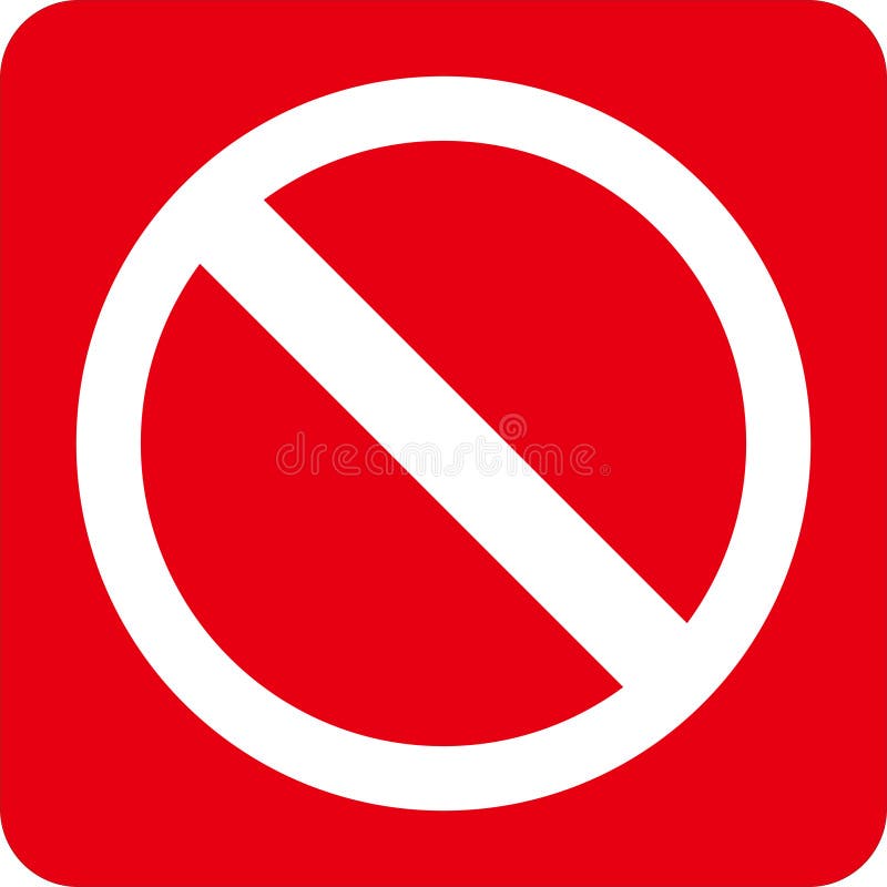 Simple Stop Mark Icon. Vector. Stock Vector - Illustration of ...